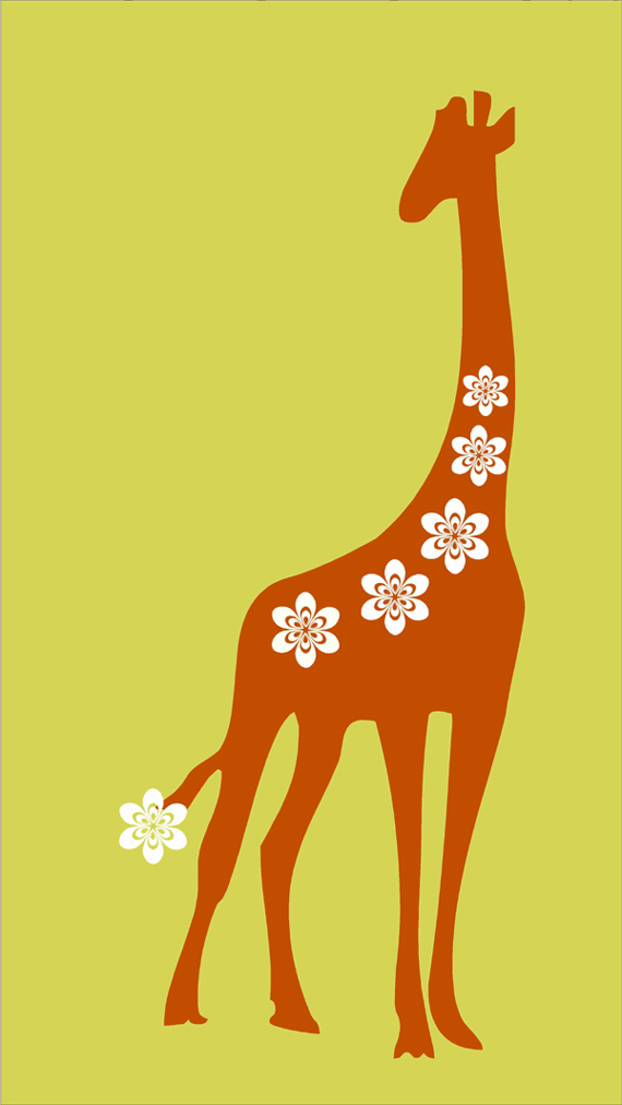 Large Giraffe Decal Sticker on Luulla